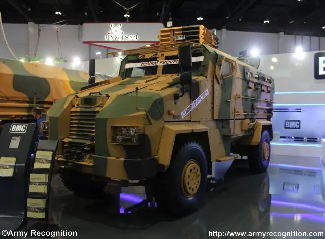 BMC showcases its KIRPI 4x4 MRAP during IDEX 2015